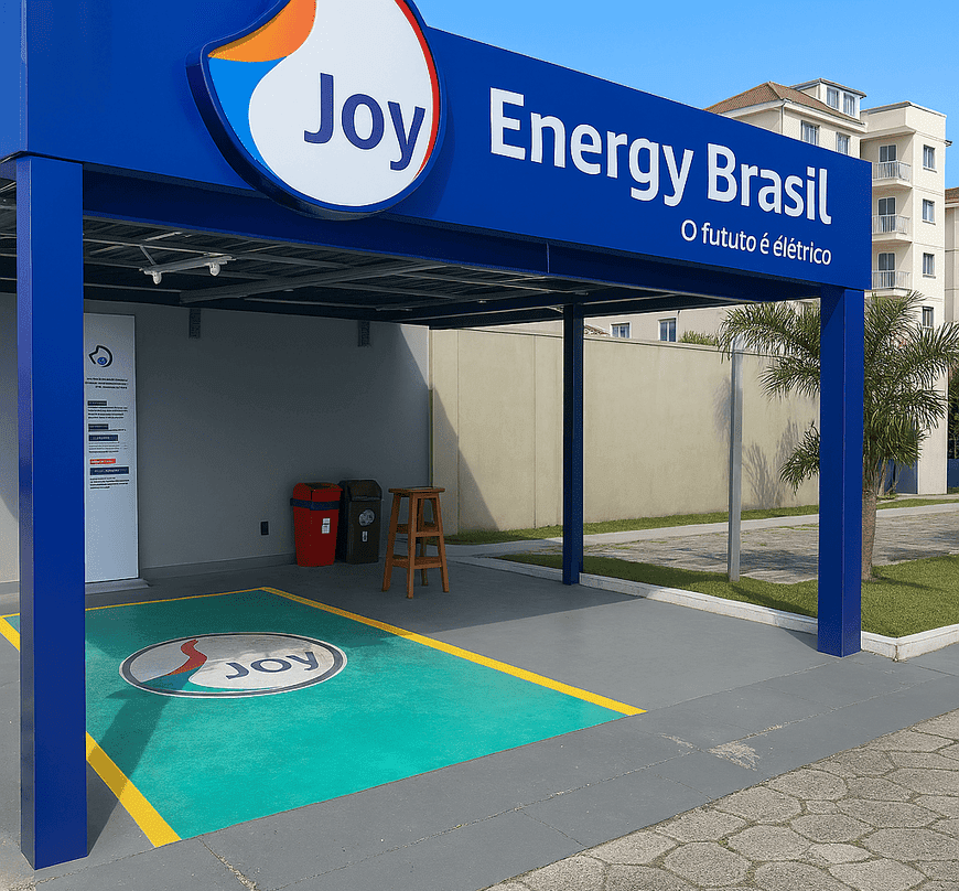 Joy Energy Brasil | Franquia de Eletropostos e Aluguel Elétrico